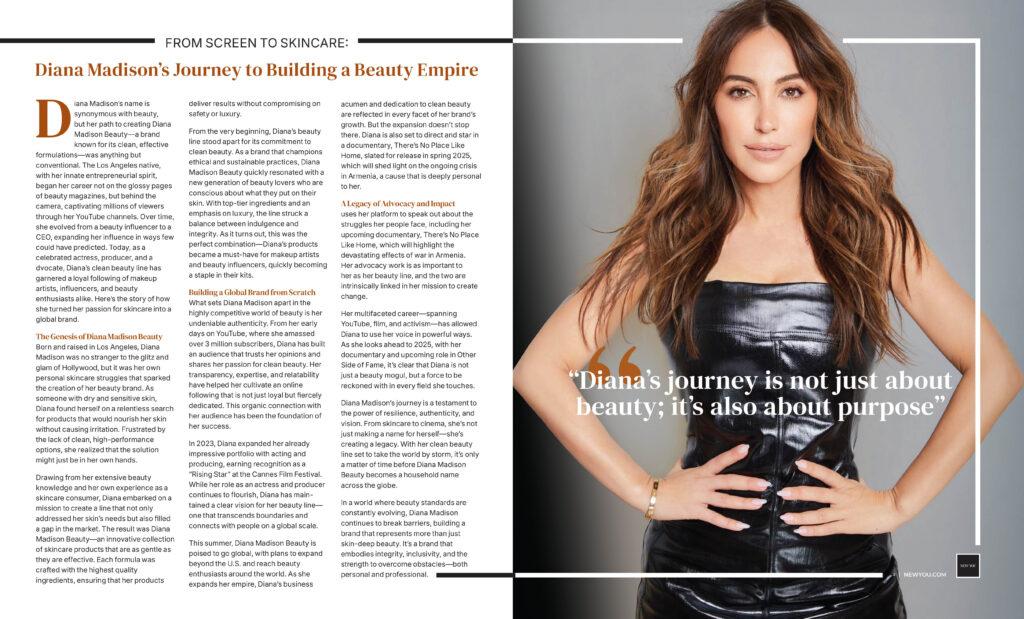 From Screen to Skincare: Diana Madison's Journey to Building a Beauty ...
